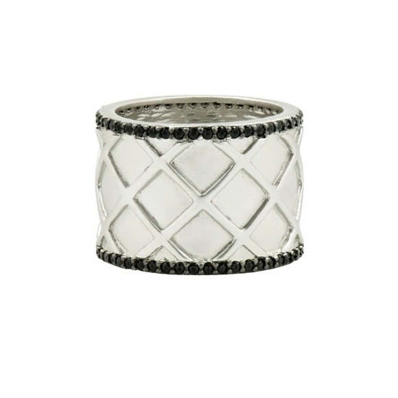 Freida Rothman | Jewelry | Freida Rothman Pave Cigar Band Sz 8 | Poshmark